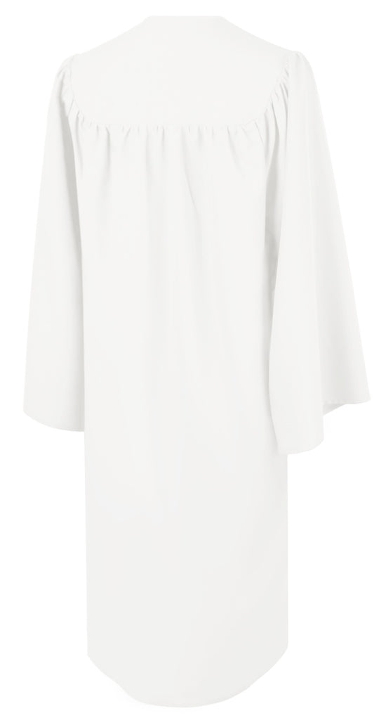 Matte White Choir Robe – ChoirBuy