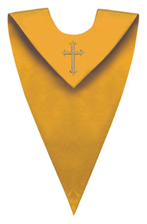 Gold V-Neck Choir Stole – ChoirBuy