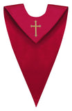 Red V-Neck Choir Stole – ChoirBuy